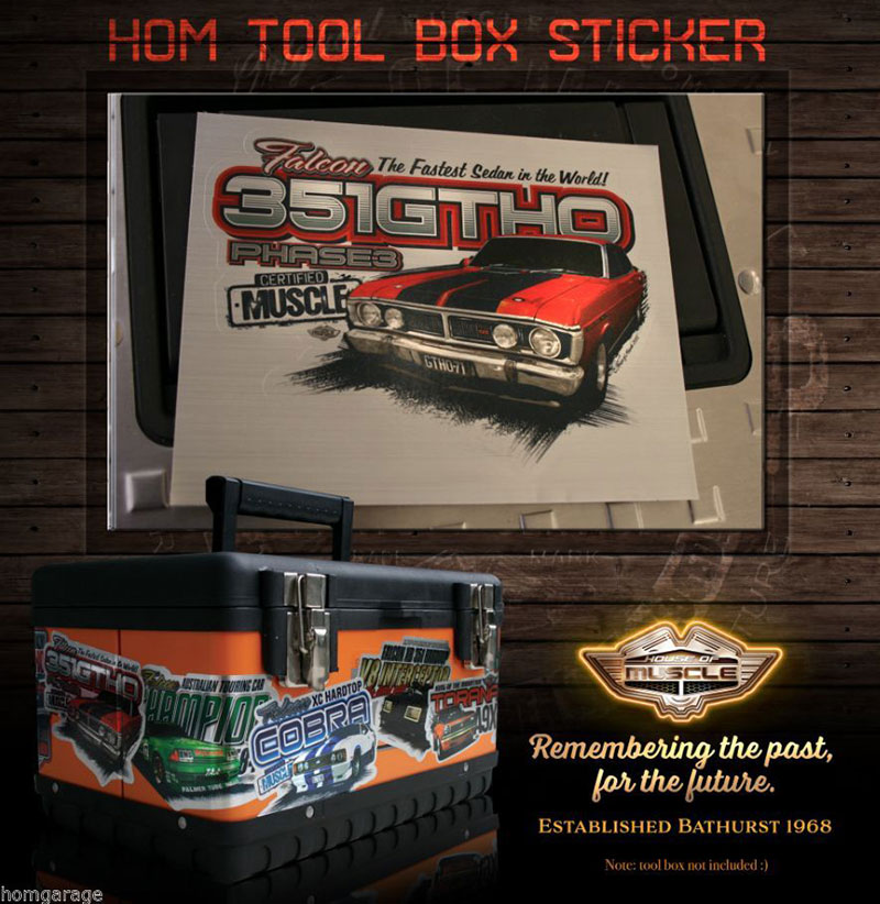 FALCON GT-HO PHASE 3 STICKER – House of Muscle