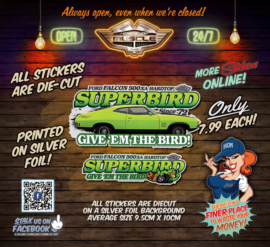 FALCON 500 XA SUPERBIRD STICKER – House of Muscle