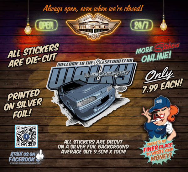 COMMODORE VL SS GROUP A WALKY STICKER – House of Muscle